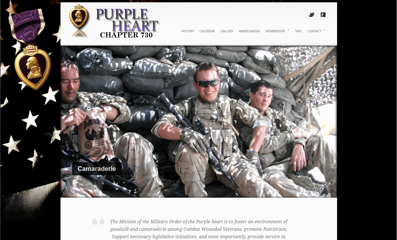 Purple Heart Ch 730 MOPH Website Design | LabWorkz LLC